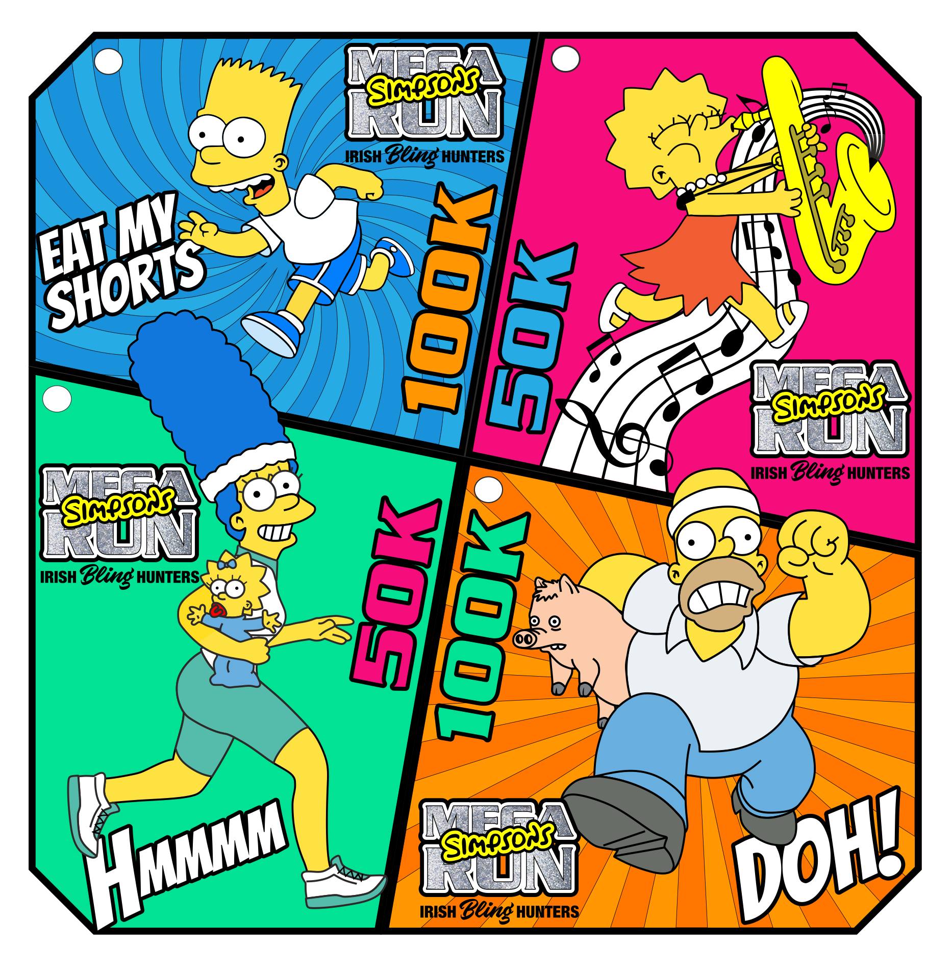 Simpsons Mega Run Challenge - Pop Up Races