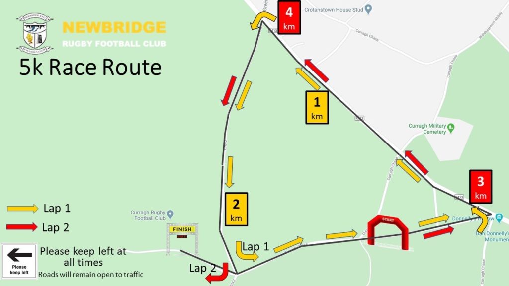 Newbridge RFC 5K Fun Run 2020 - Pop Up Races