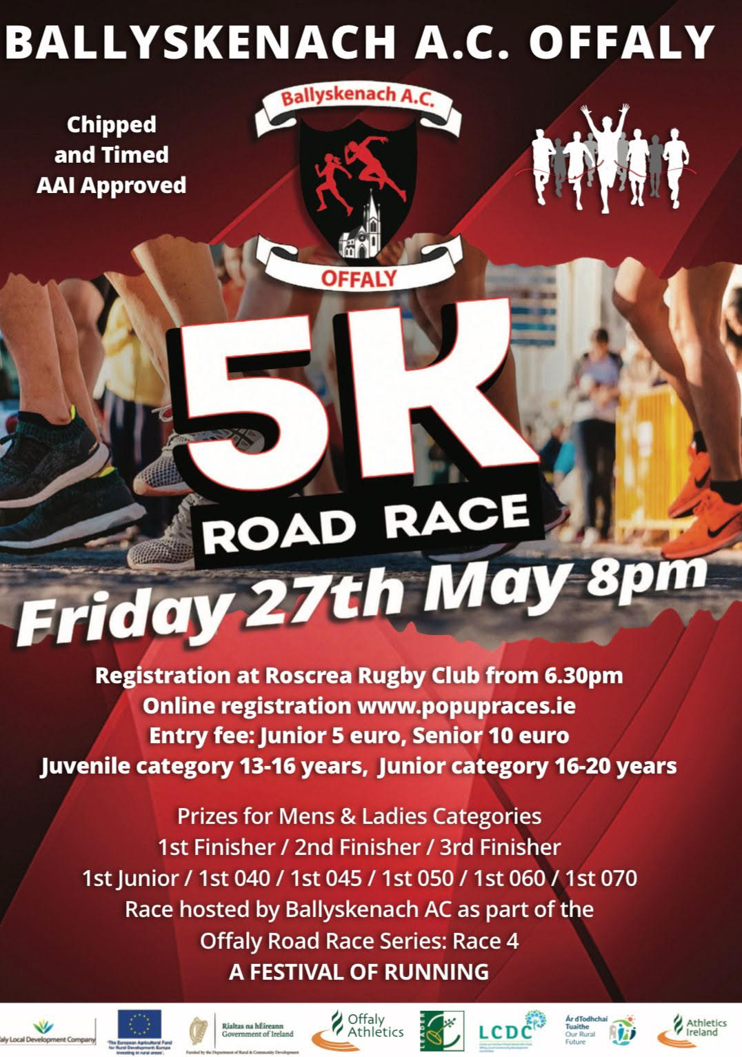 Ballyskenach AC 5k Road Race 2022 - Pop Up Races