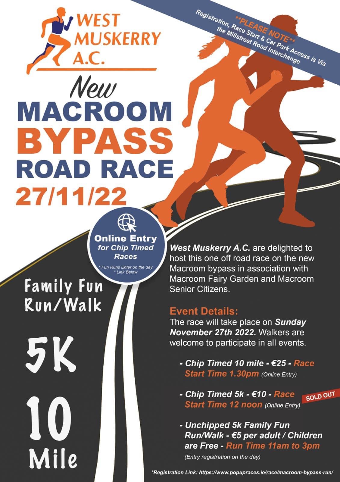 Macroom Bypass Run - Pop Up Races