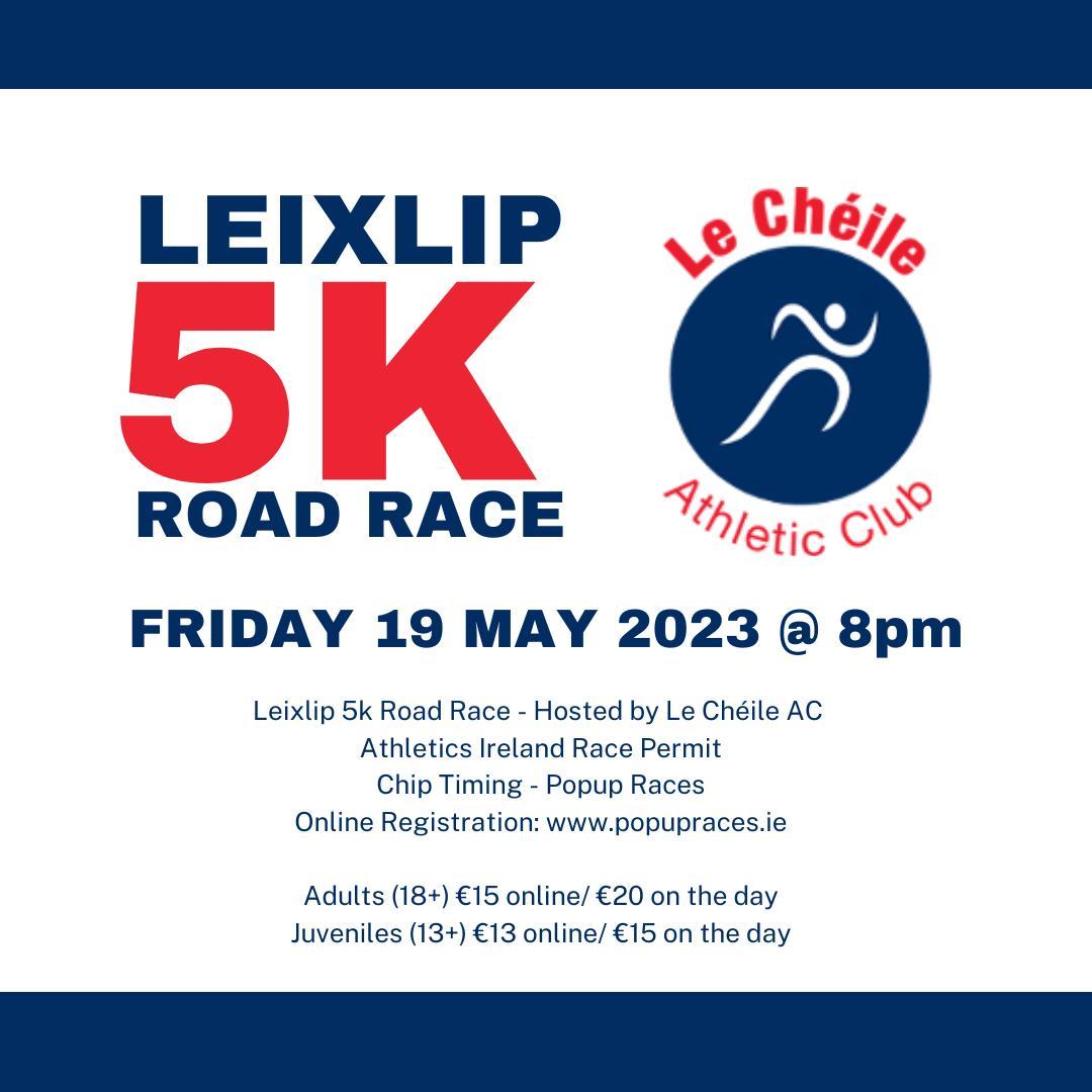 Leixlip 5k 2023 - Pop Up Races