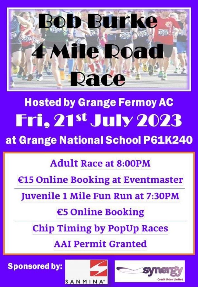 Bob Burke 4 mile Road race 2023 - Pop Up Races