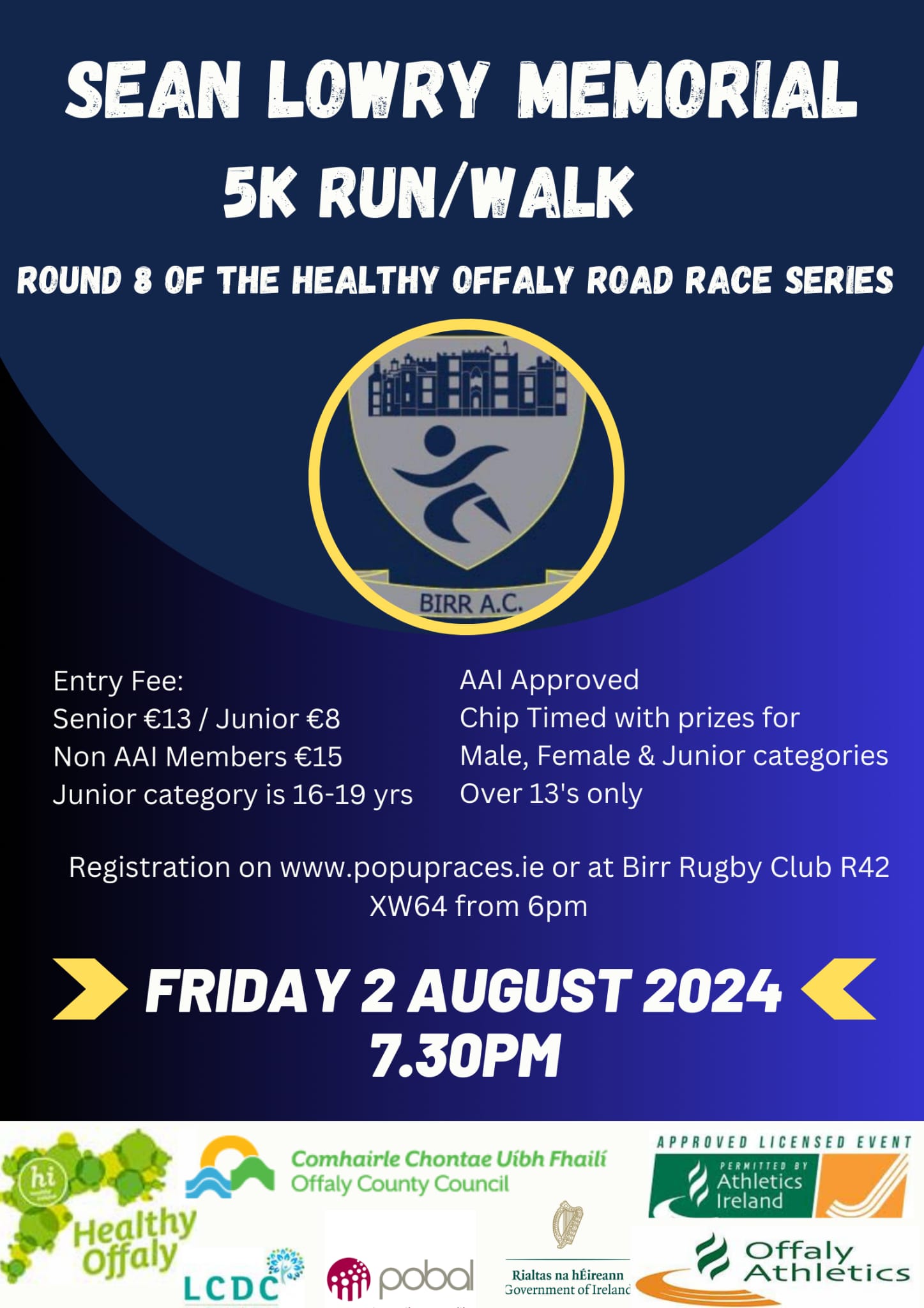 Birr AC 5k 2024 - Pop Up Races