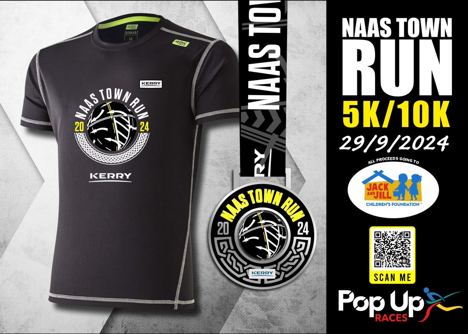 The Naas Town 10km and 5km Family fun run 2024 - Pop Up Races
