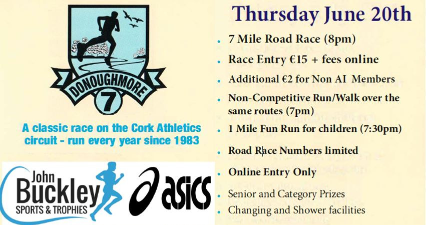 Donoughmore 7 Mile Road Race 2024 - Pop Up Races