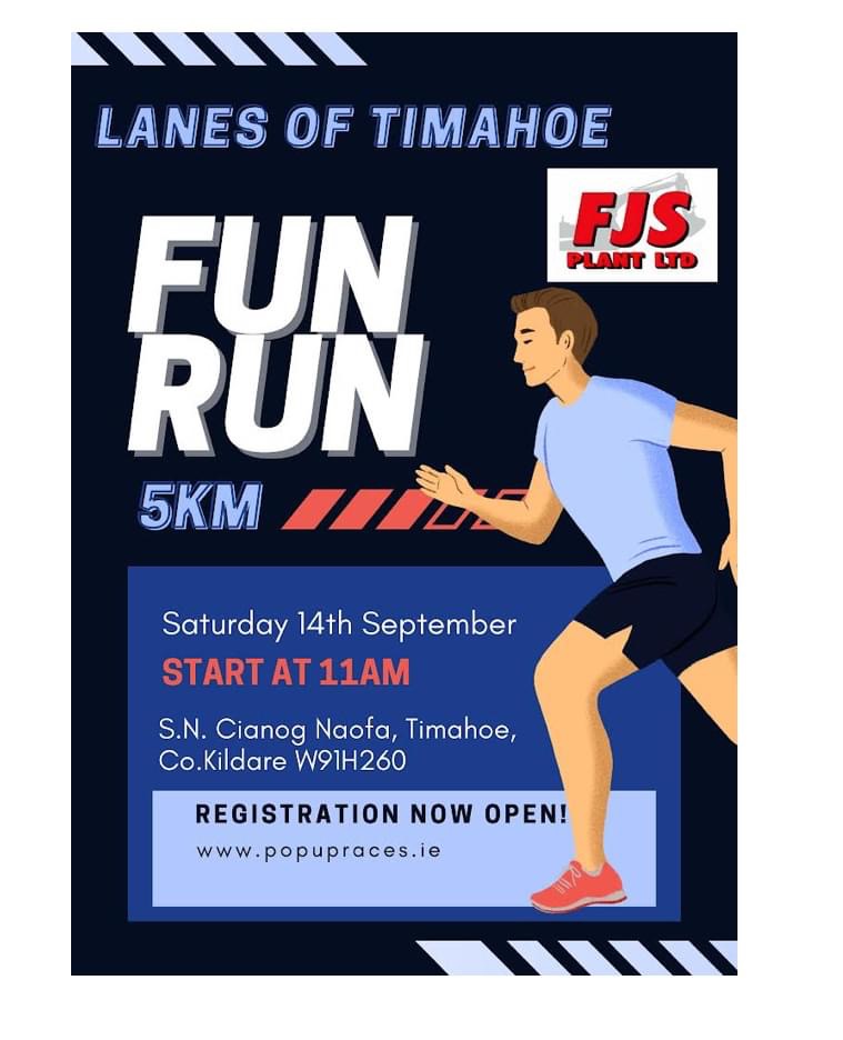 Lanes of Timahoe 5k Run / Walk 2024 - Pop Up Races