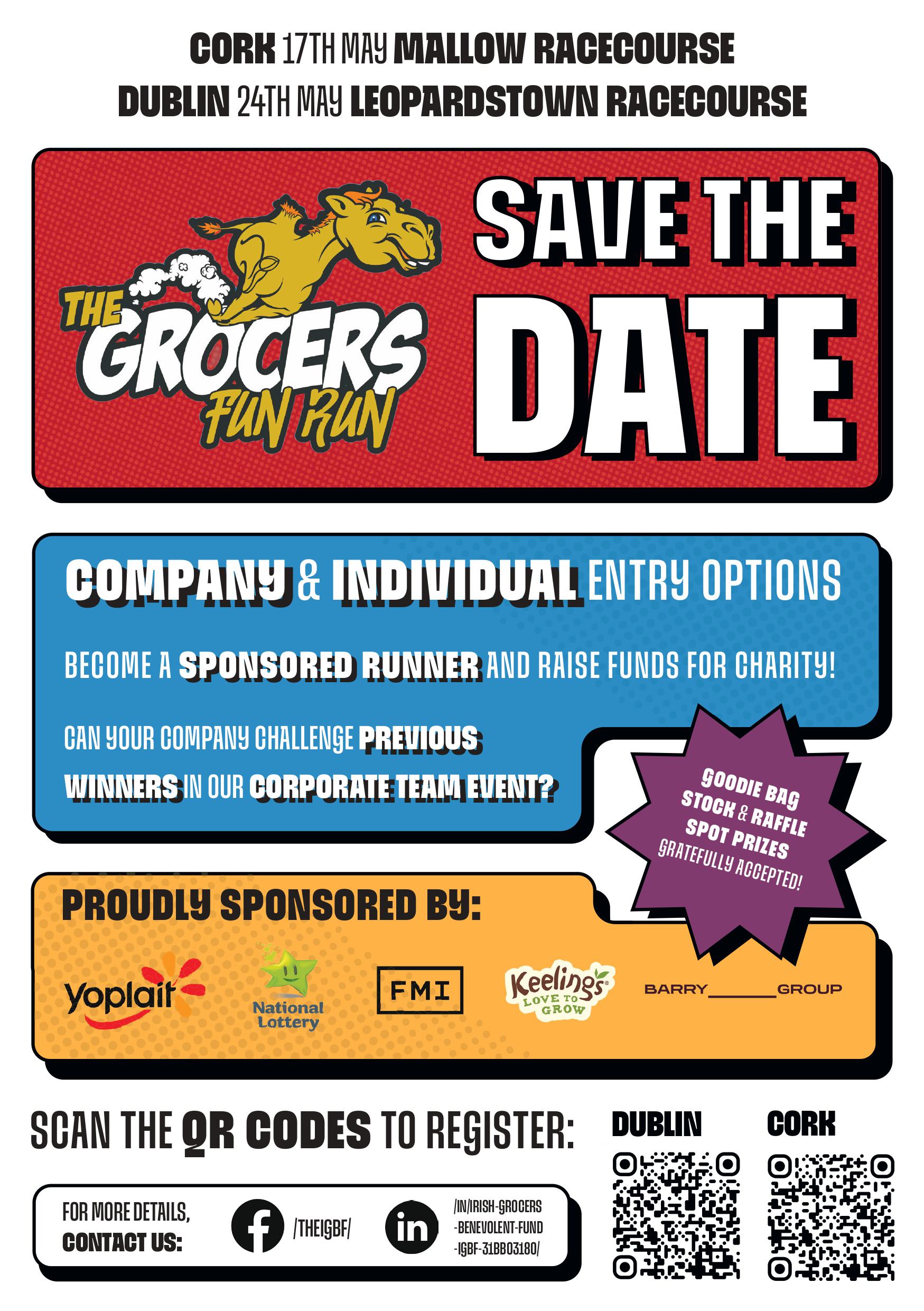 Grocers Fun Run CORK 2025 - Pop Up Races