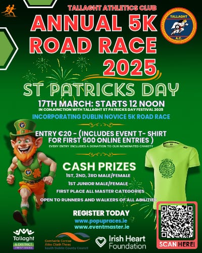 Tallaght AC 5k 2025 - Pop Up Races