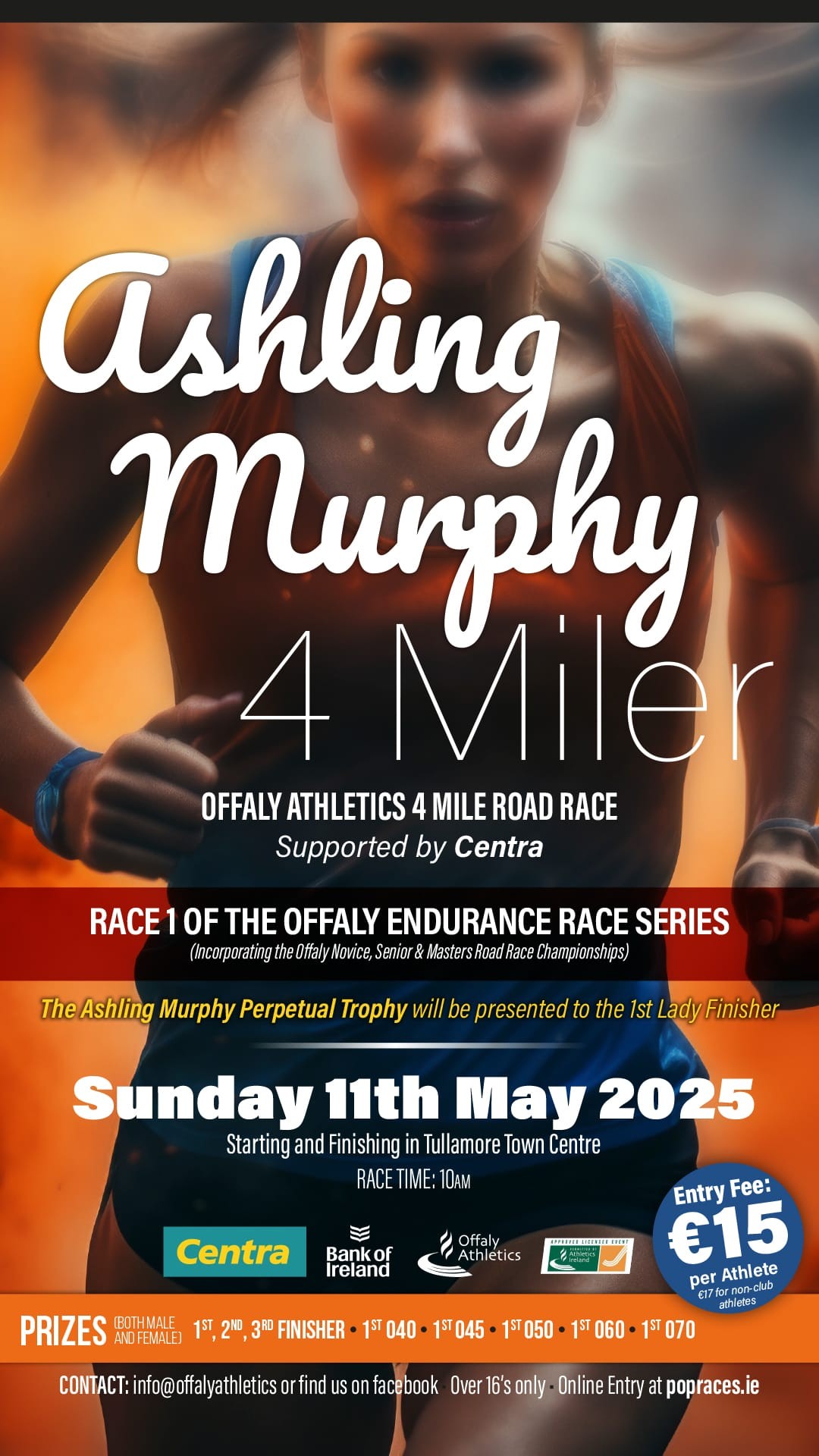 Ashling Murphy 4 Mile Road Race 2025 - Pop Up Races